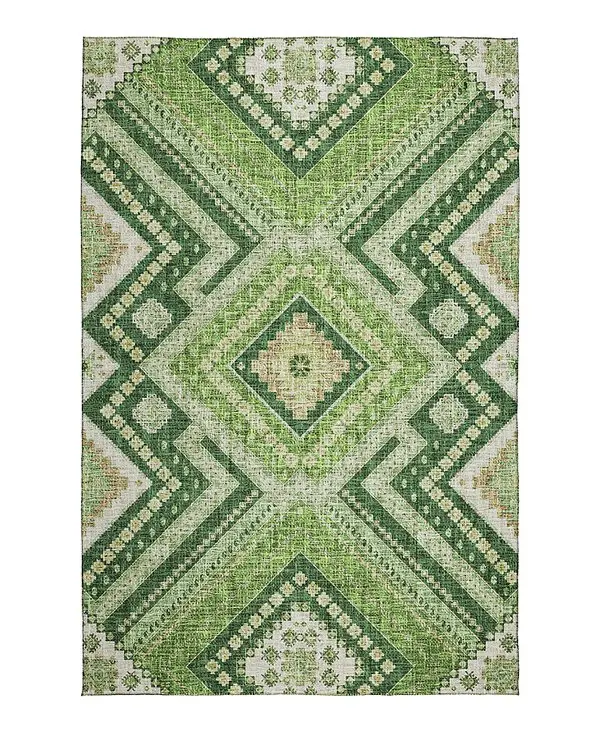 DALYN RUG COMPANY Dalyn Portico Washable Po5 Area Rug, 5' X 7'6 - Green