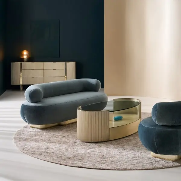 CARACOLE Love Oval Cocktail Table - Oracle
