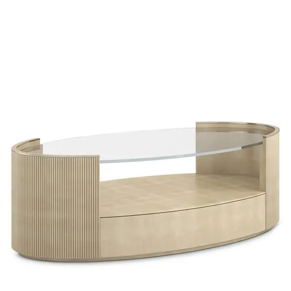 CARACOLE Love Oval Cocktail Table - Oracle