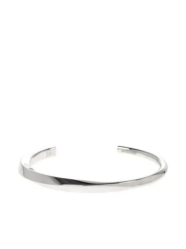 Jacquemus Le Bracelet Tourni Twisted Bangle - Silver