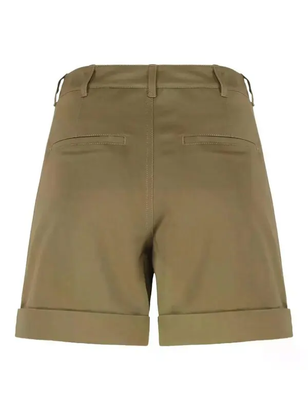 YVES SALOMON Cuffed Cotton Shorts