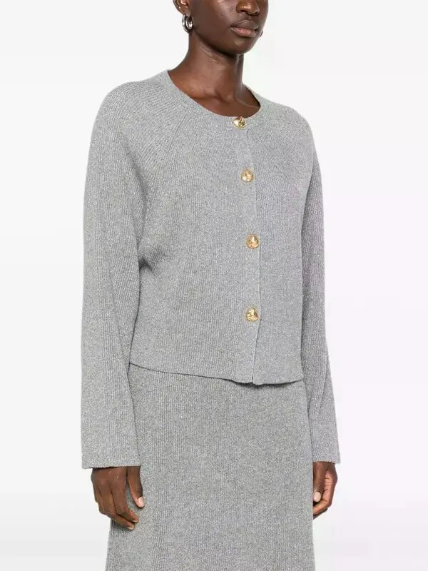 Fabiana Filippi Ribbed Button-closure Cardigan