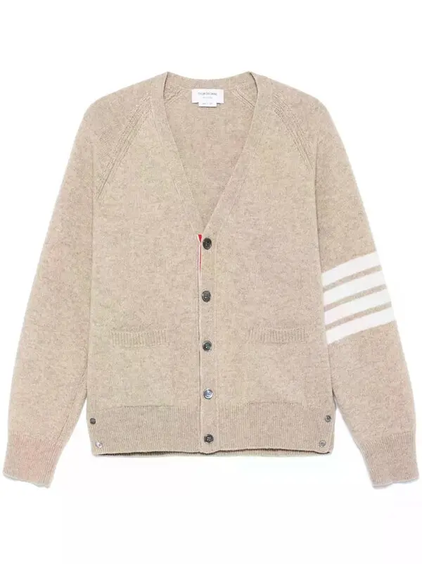 Thom Browne 4-bar Shetland Wool Cardigan