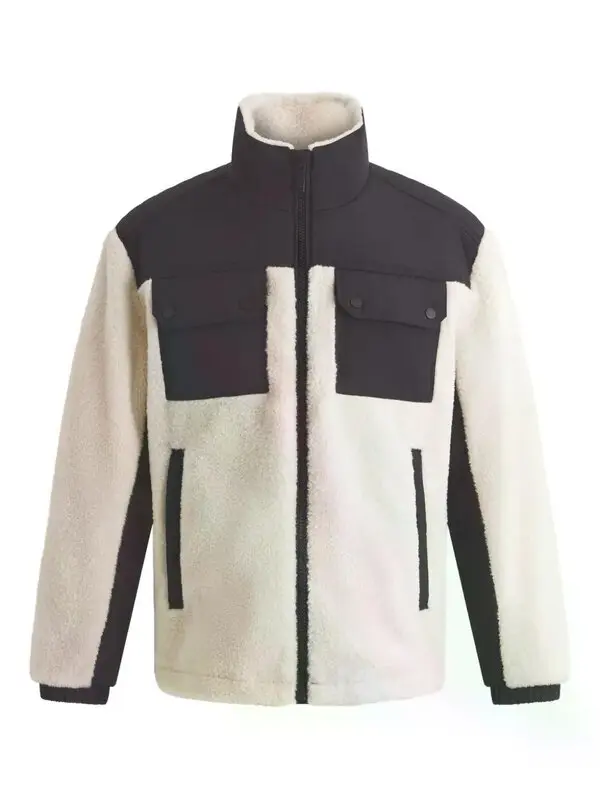 Fusalp Fleece Panelled Jacket - Neutrals