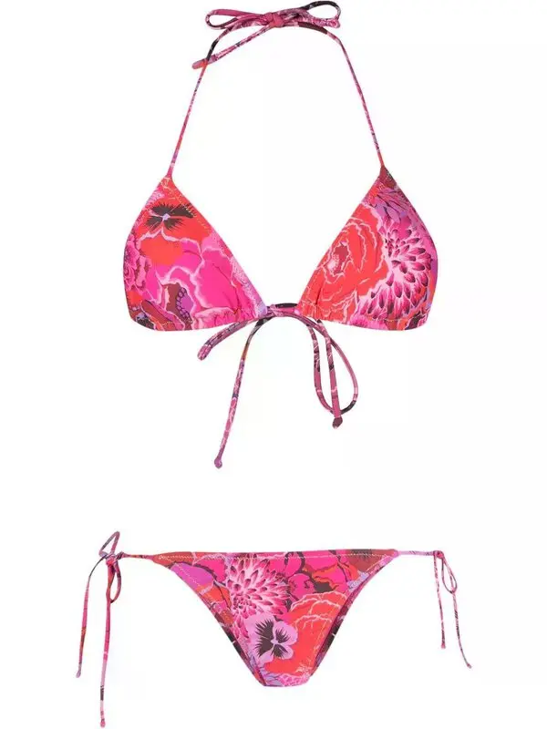 REINA OLGA Love Triangle Bikini - Pink