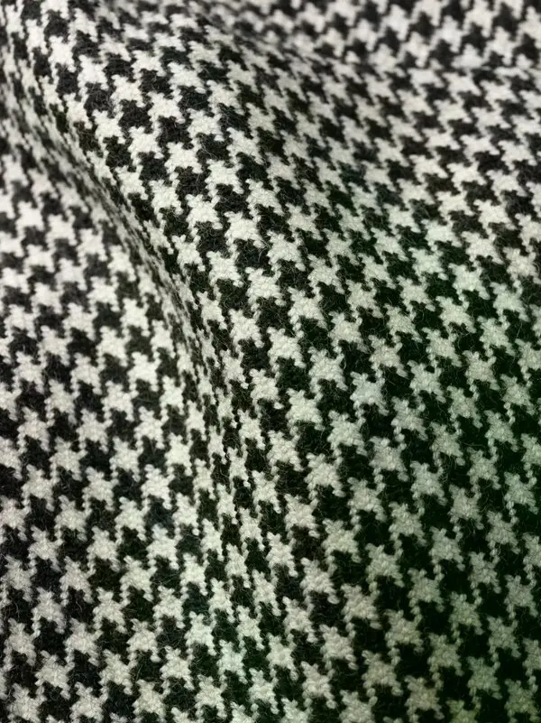 Alexander McQueen Houndstooth Asymmetric Midi Dress