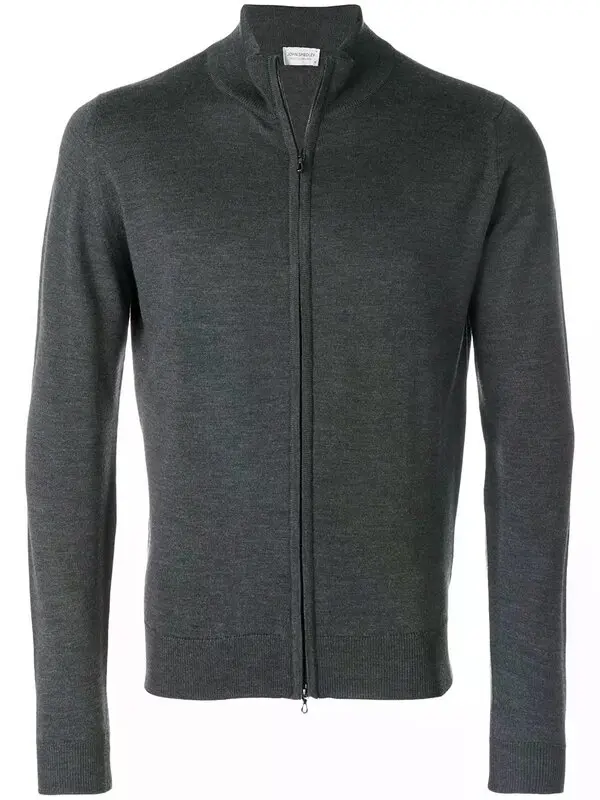 John Smedley Merino Wool Zipped Cardigan