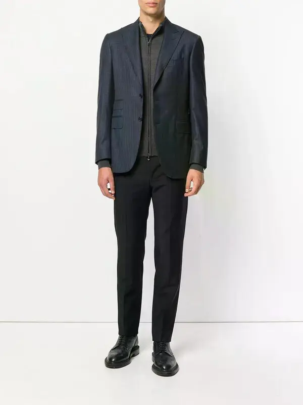 John Smedley Merino Wool Zipped Cardigan