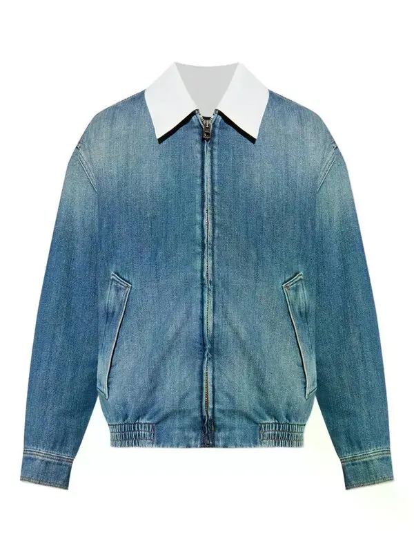 Loewe Contrast-collar Denim Jacket
