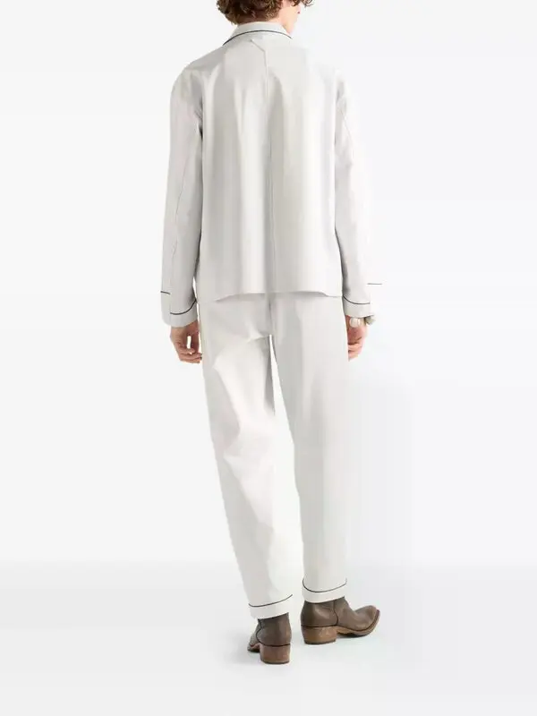 Prada Nappa-leather Shirt