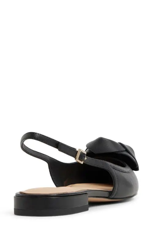 Ted Baker London Lili Rose Pointed Toe Slingback Flat - Black