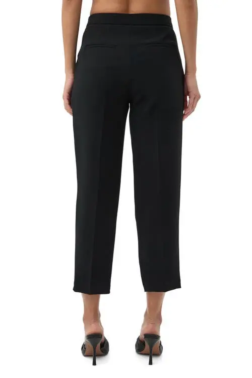 Trina Turk Larch Ankle Length Suiting Pant - Black