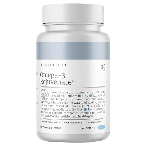 BIG BOLD HEALTH Omega-3 Rejuvenate 120 Softgels - One-color