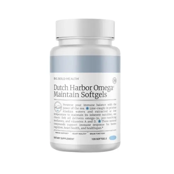 BIG BOLD HEALTH Dutch Harbor Omega 120 Softgels - One-color