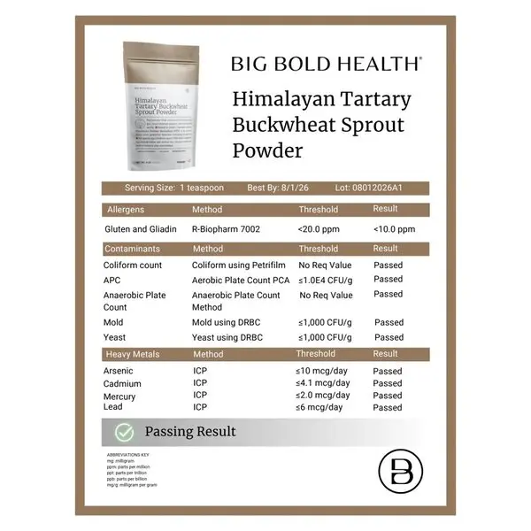 BIG BOLD HEALTH Htb Sprout Powder 8 Ounces