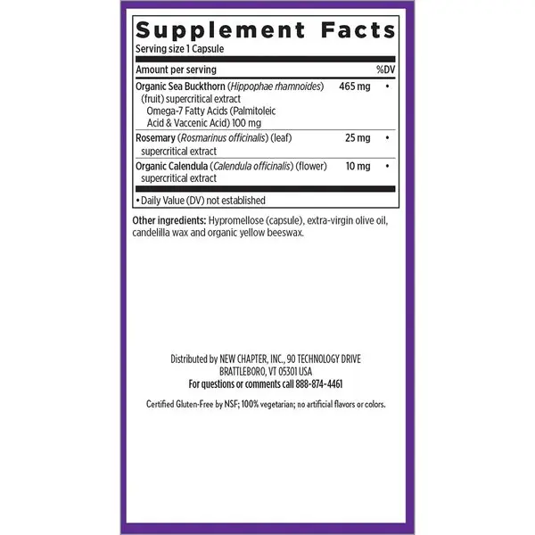 NEW CHAPTER Omega 7 60 Capsules
