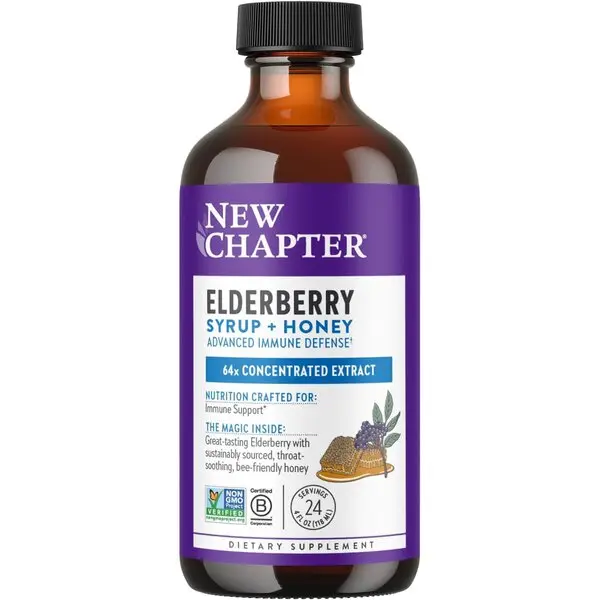 NEW CHAPTER Elderberry Syrup 118 Milliliters - One-color