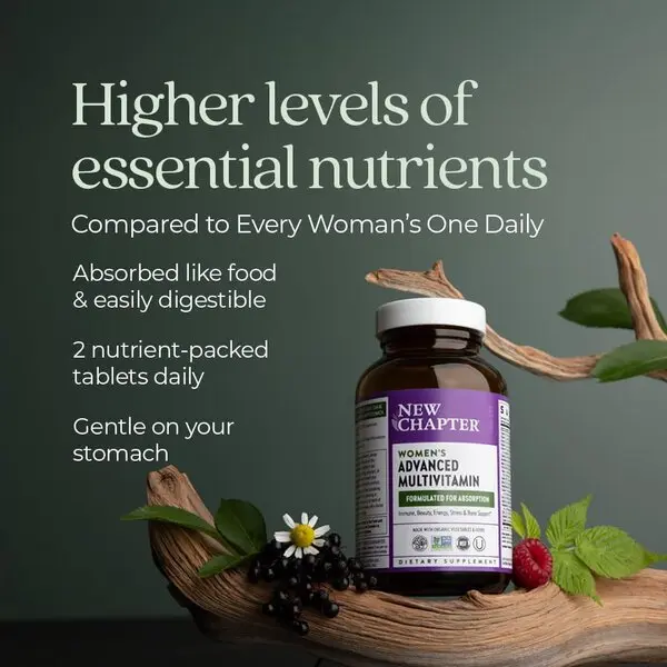 NEW CHAPTER Advanced Multivitamin 120 Tablets