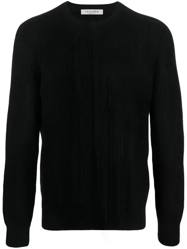 FILERIA Ribbed-knit Crew-neck Jumper