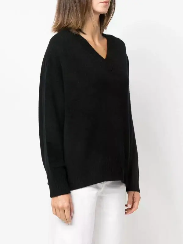 ALLUDE V-neck Cashmere Jumper
