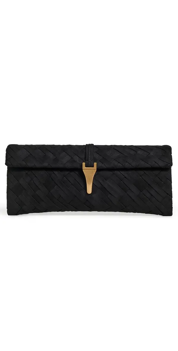 Jw Pei Zaria Woven Clutch - Black