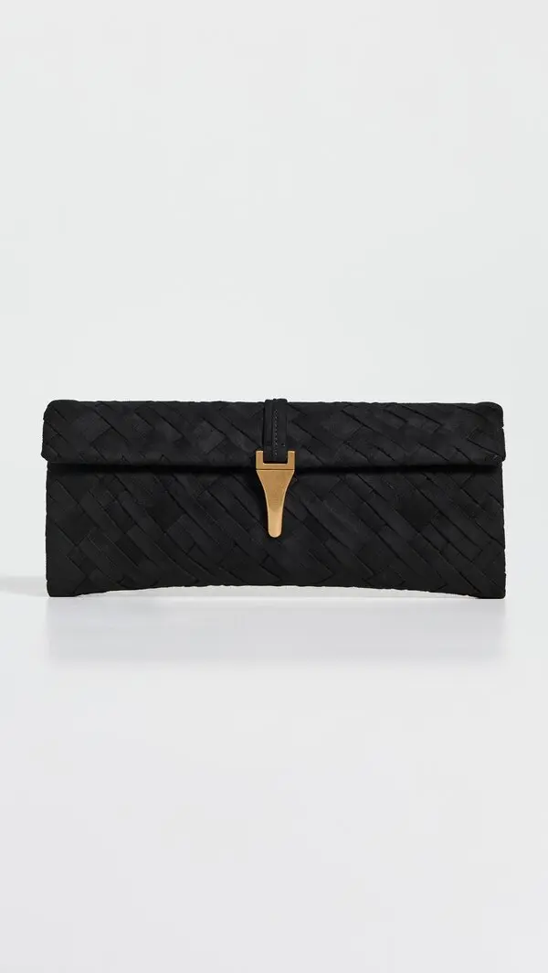 Jw Pei Zaria Woven Clutch - Black