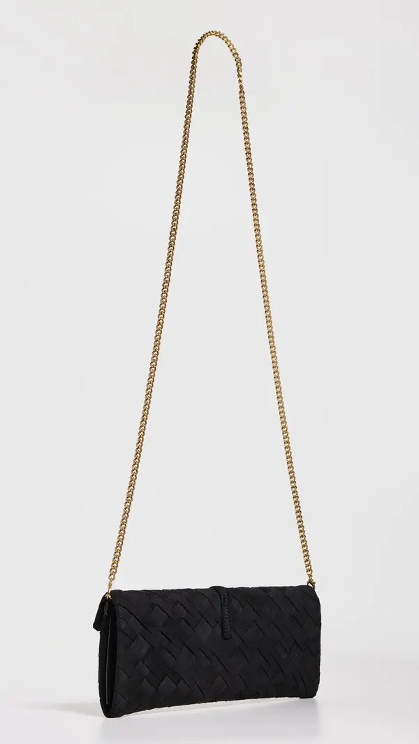 Jw Pei Zaria Woven Clutch - Black