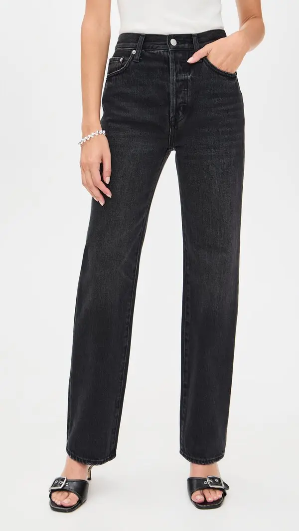 PISTOLA Cassie Straight Leg Jeans - Stormy