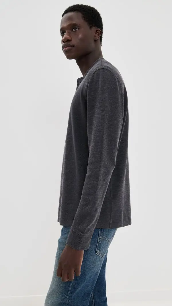 Rails Soto Henley - Washed Black