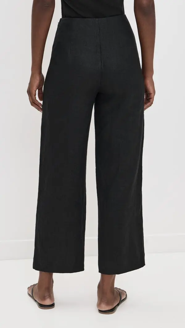 Posse Noelle Wide Leg Linen Pants