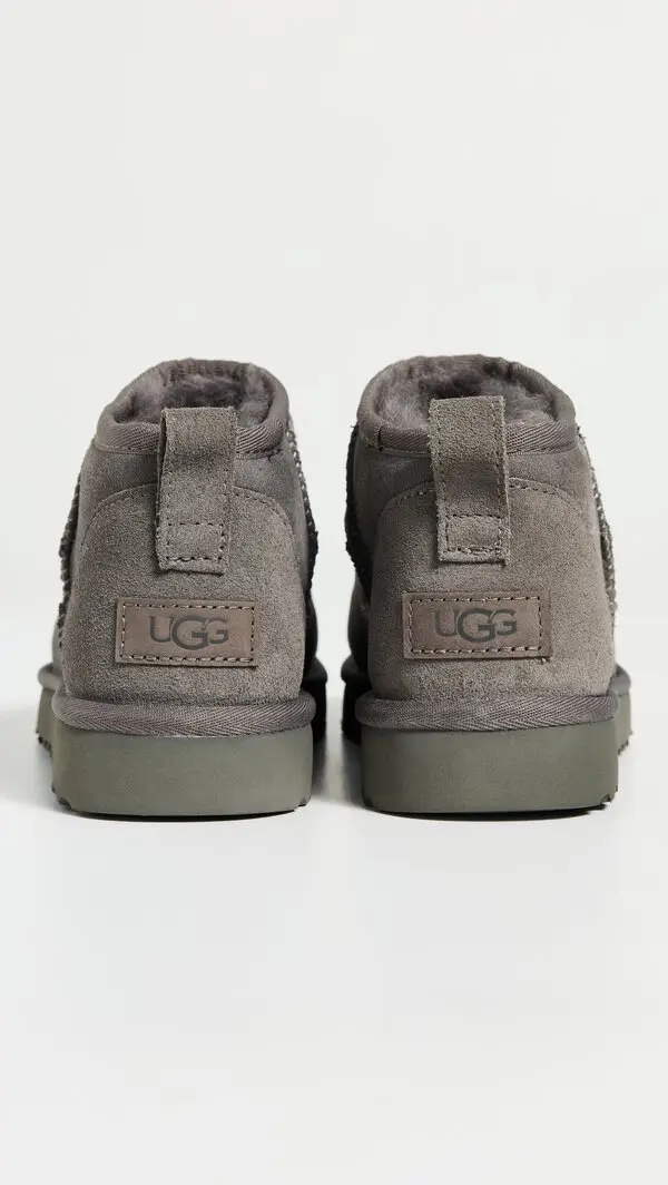 UGG Classic Ultra Mini Boots - Grey