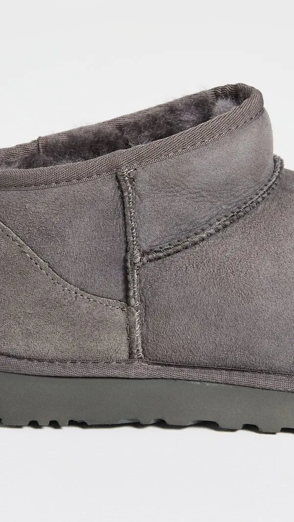 UGG Classic Ultra Mini Boots - Grey