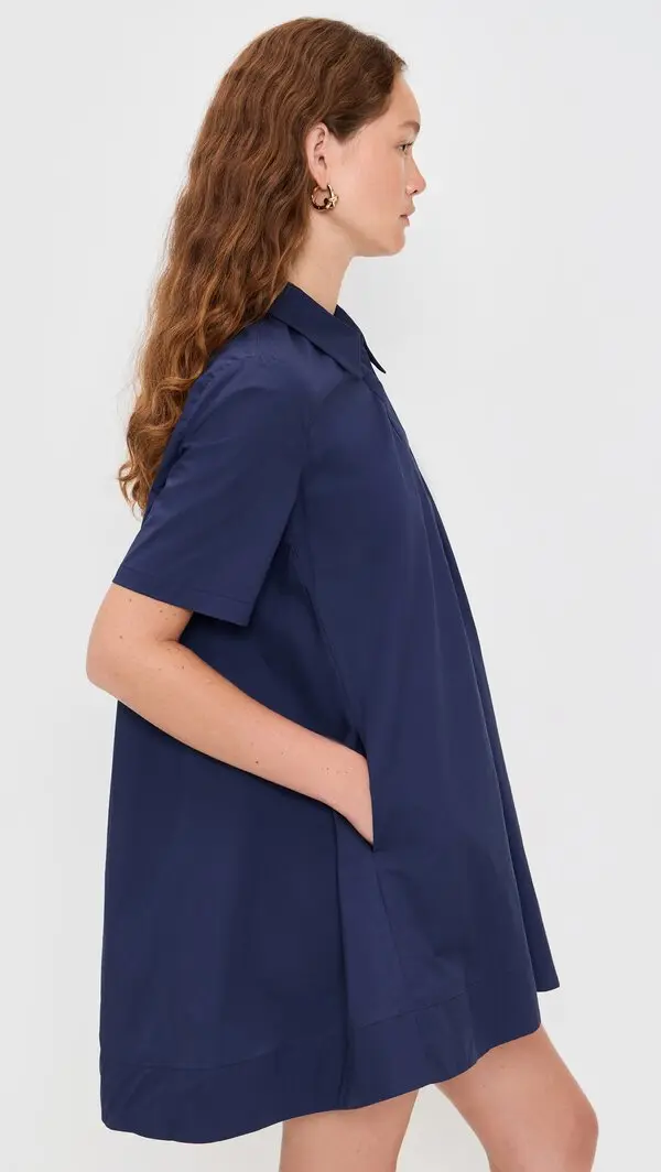english factory striped kaftan mini dress English Factory - Striped Kaftan Mini Dress