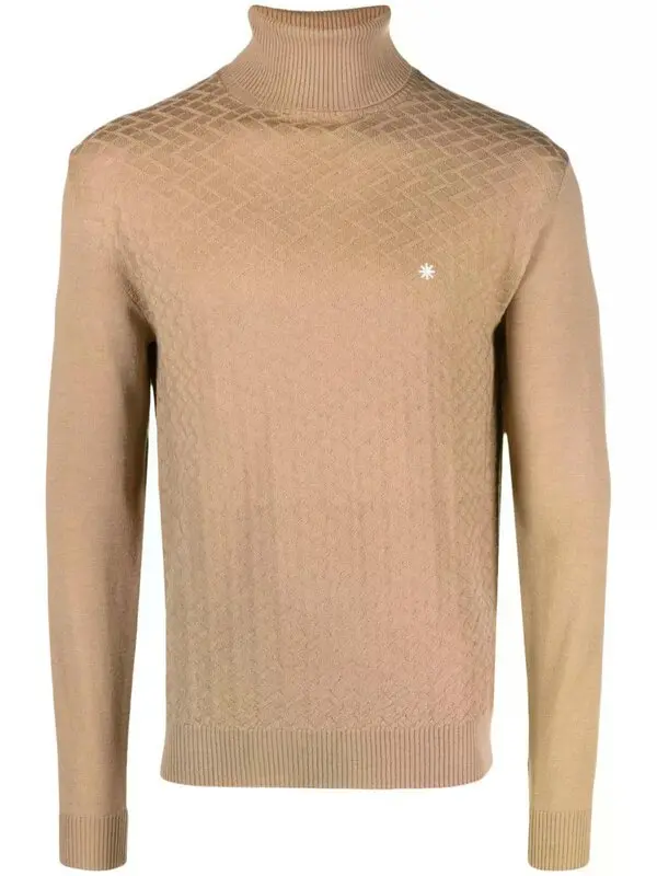 MANUEL RITZ Logo-embroidered Wool Jumper