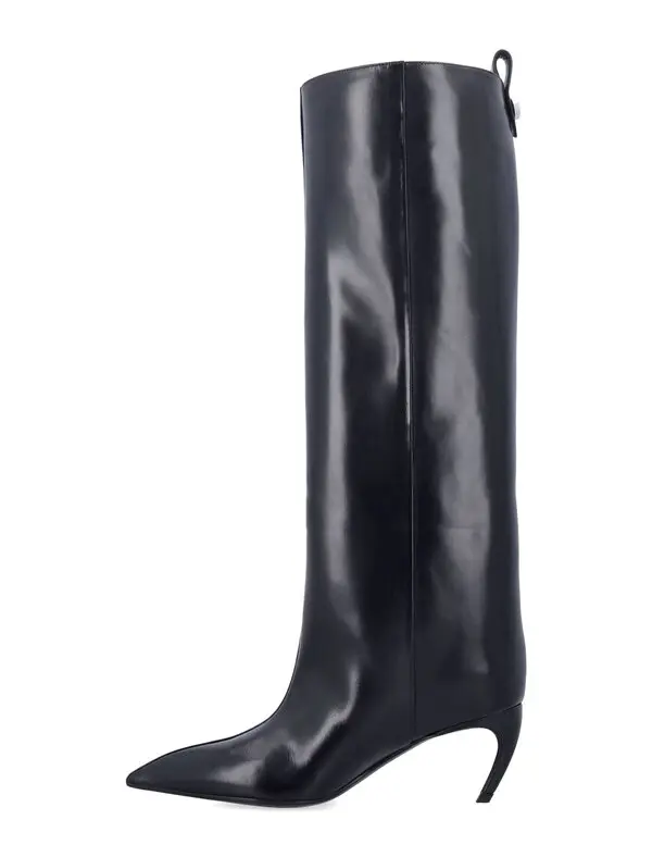 Attico Pointed Toe Mid-calf Boots