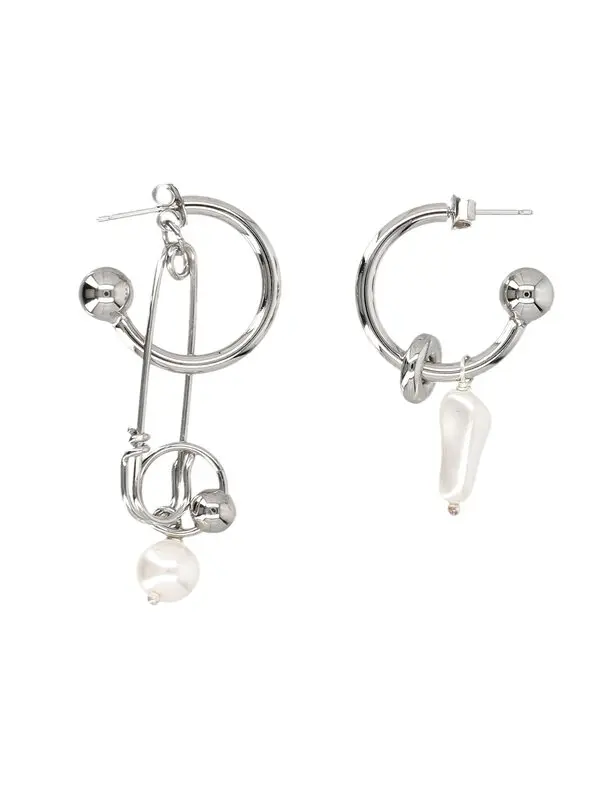 JUSTINE CLENQUET Ryder Earrings - Palladium