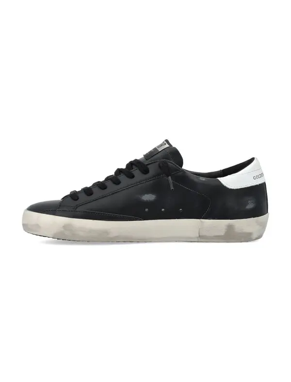 GOLDEN GOOSE Super-star Leather Sneakers - Black