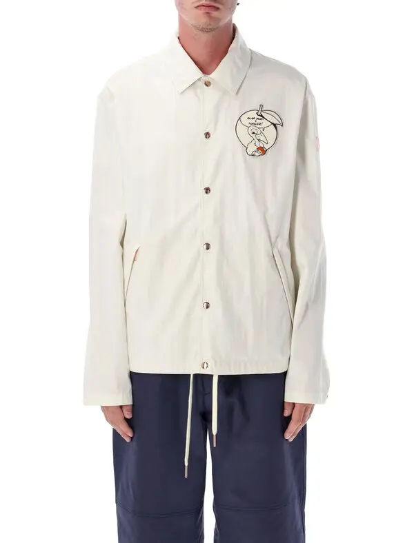 MONCLER X DONALD GLOVER Satsuma Cotton Blend Shirt Jacket