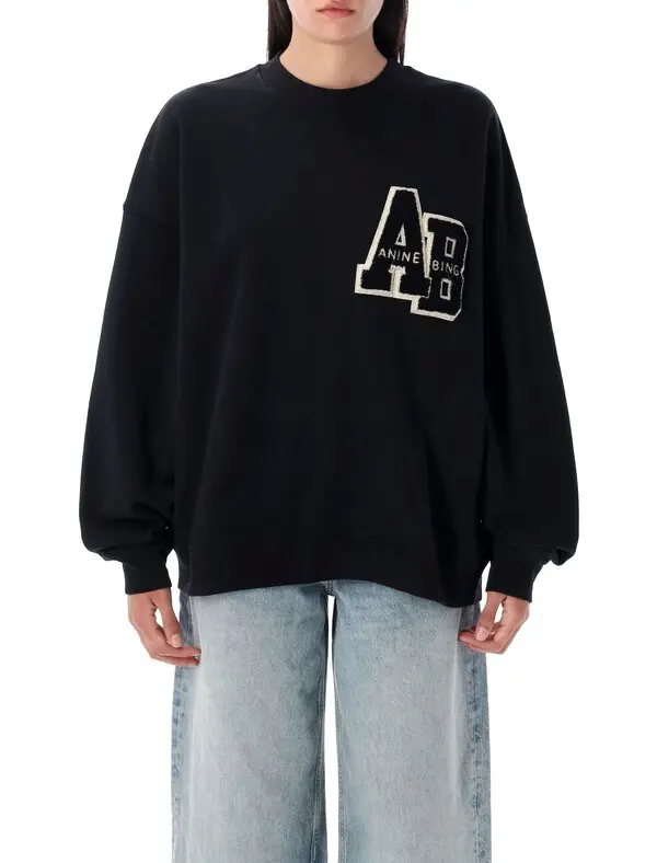 ANINE BING Crewneck Long Sleeve Top