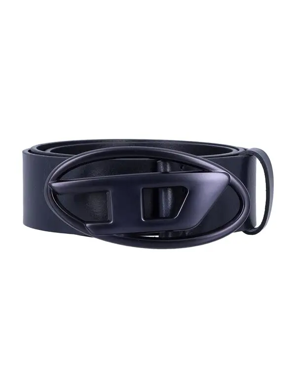 Diesel Leather B-1dr Belt - Black