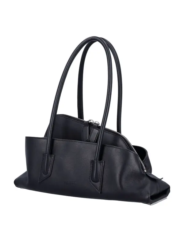 Attico La Passeggiata Small Tote Bag - Black