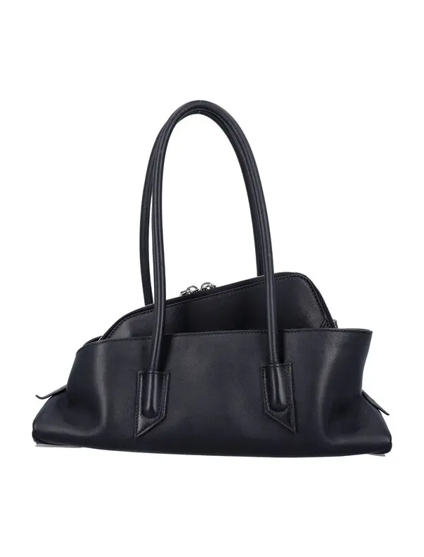 Attico La Passeggiata Small Tote Bag - Black