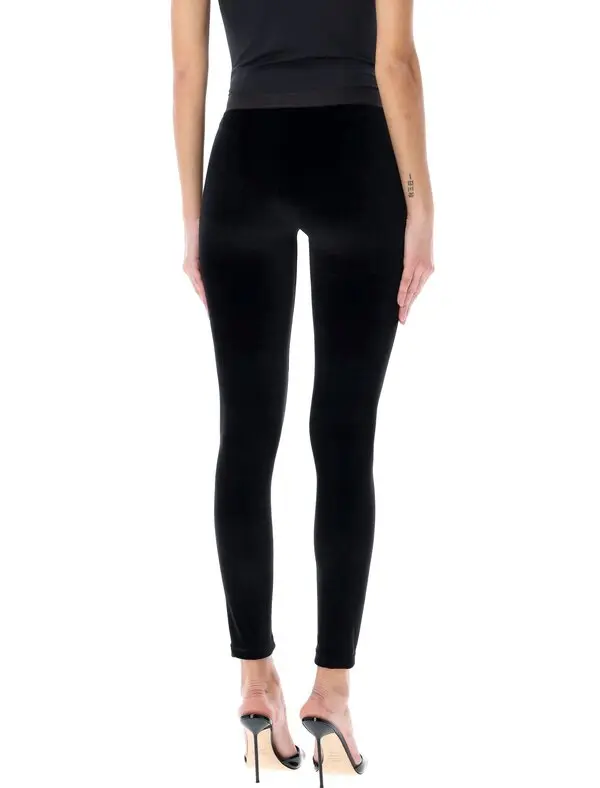 TOM FORD Stretch Velour Leggings - Black