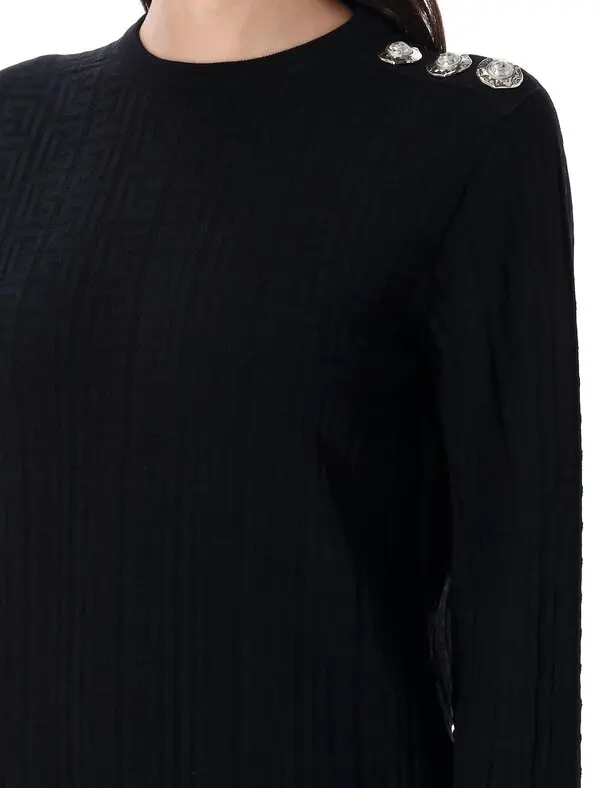 Balmain Sweaters - Black