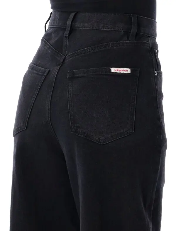 SELF-PORTRAIT Jeans - Black