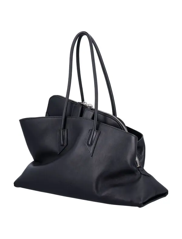 Attico La Passeggiata Medium Tote Bag - Black