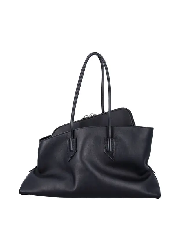 Attico La Passeggiata Medium Tote Bag - Black