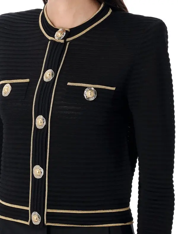 Balmain Button Detailed Sweaters