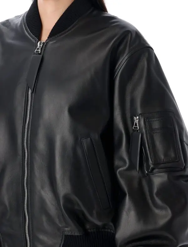 Attico Leather Jacket
