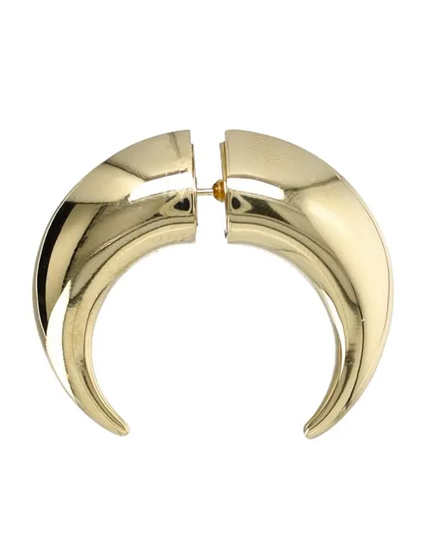 MARINE SERRE Moon Piercing Earring - Golden